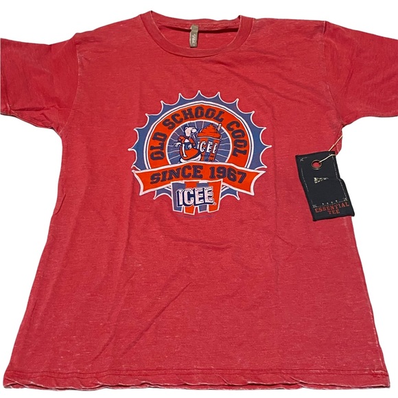 MV Sport | Shirts | New Icee Old School Cool Mens Medium Red Shirt ...